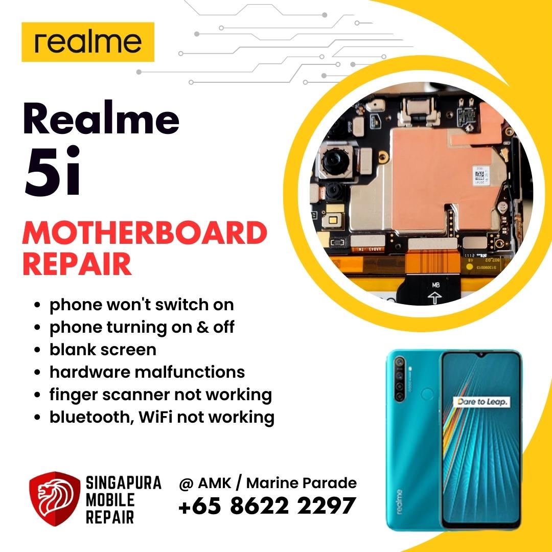 Realme 5i Can't On Data Recovery Motherboard / Logic Board (IC Chip ...