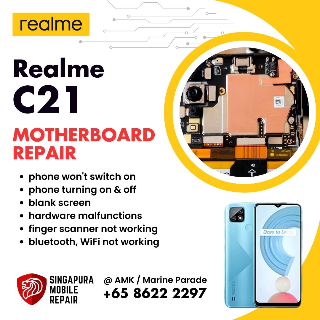 Realme C21 Can't On Data Recovery Motherboard / Logic Board (IC Chip Replacement / CPU Repair ...
